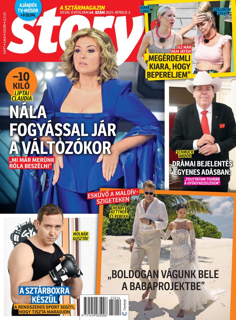 Tíz kilót dobott le Liptai Claudia: ez a megdöbbentő titka